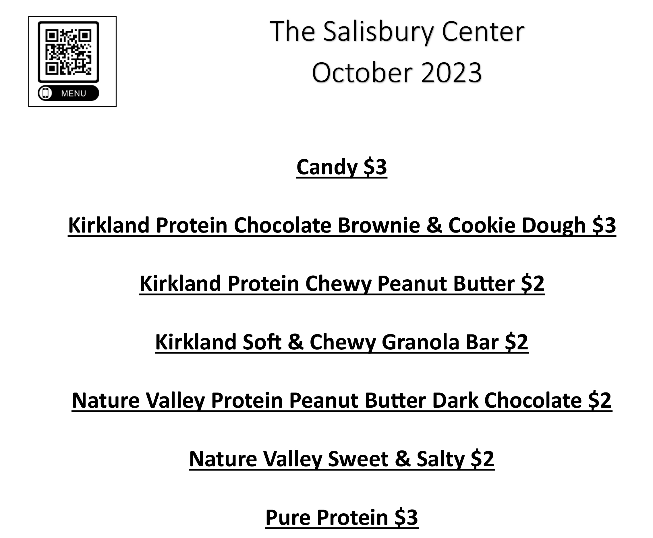 Salisbury Menu-2 - The Salisbury Center